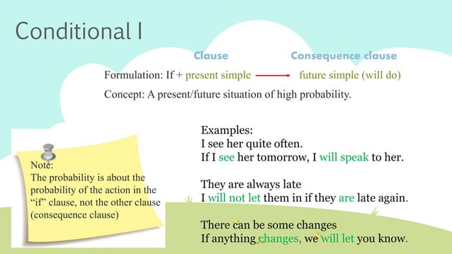 Conditionals 0,1,2,3 | PPTX