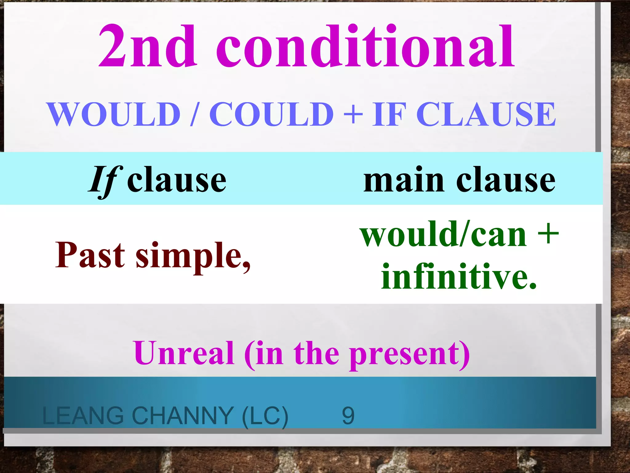 Conditionals (0,1,2,3) | PPT