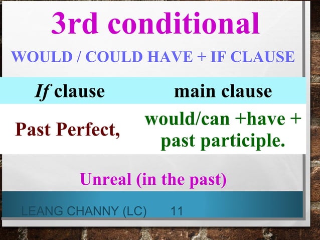 Conditionals (0,1,2,3) | PPT