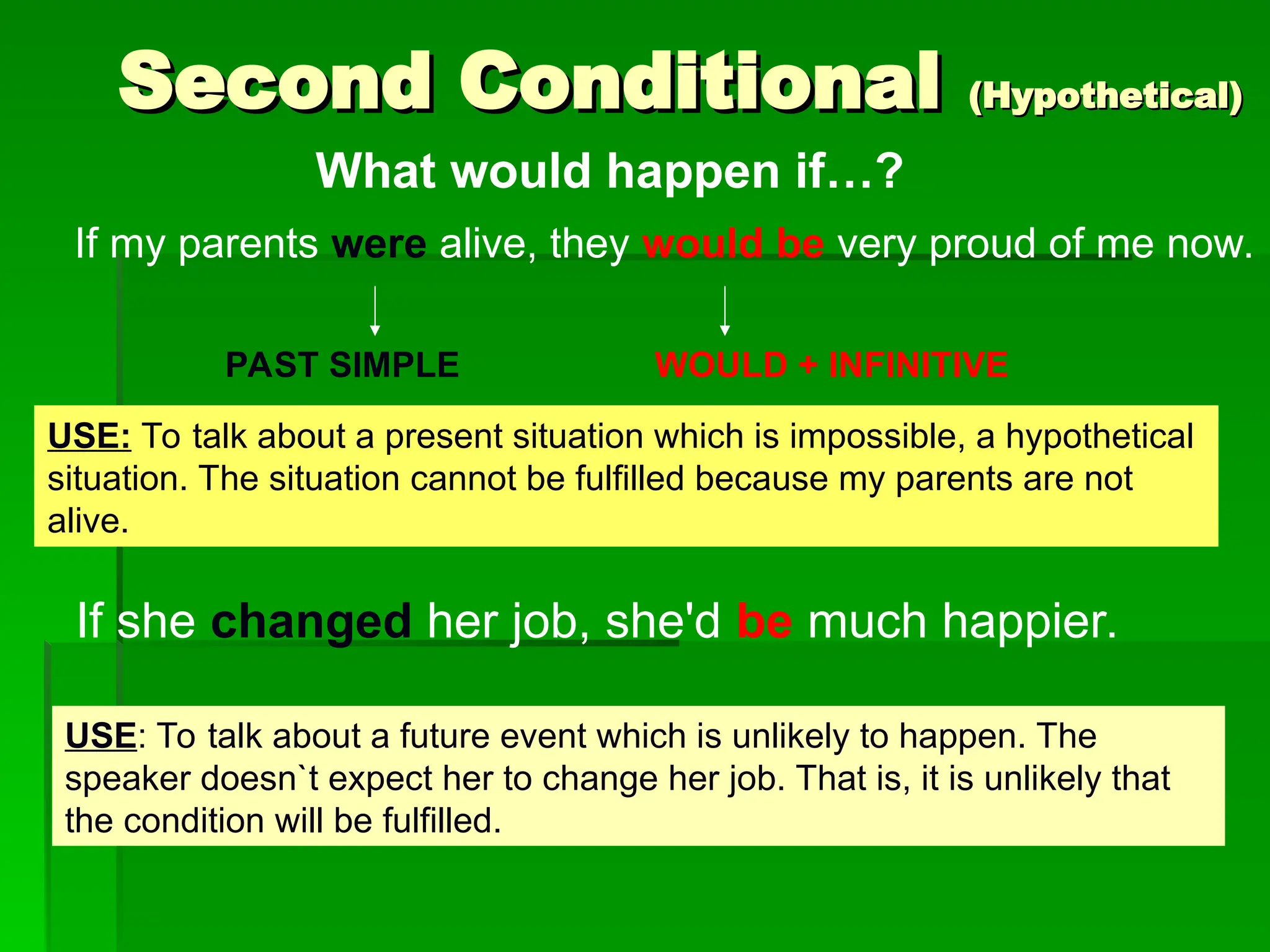 Conditionals Presentation for English 9.ppt | Free Download