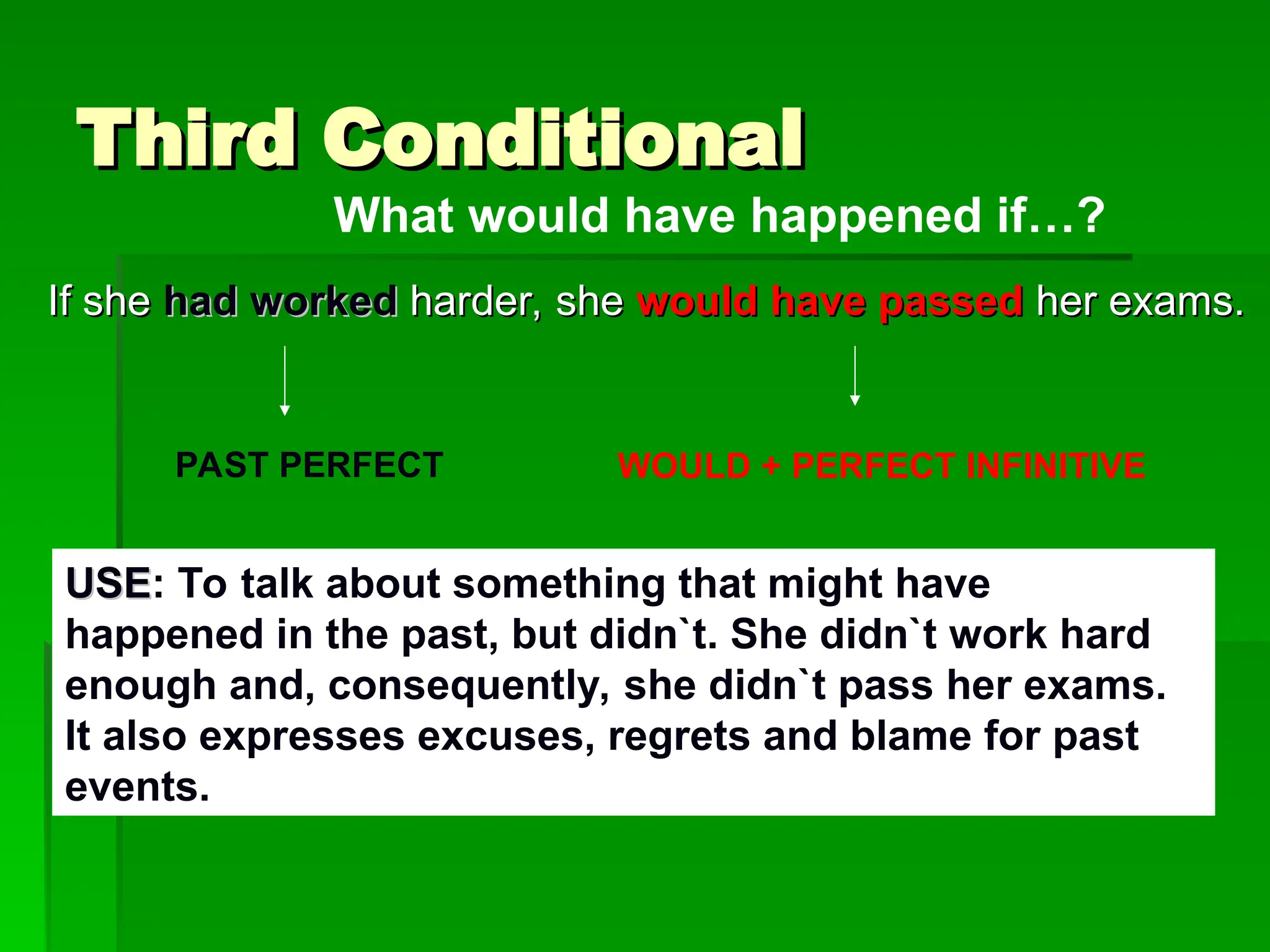 Conditionals Presentation for English 9.ppt