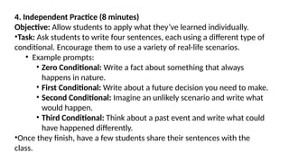 CONDITIONALS (zero, first, second, third) | PPTX