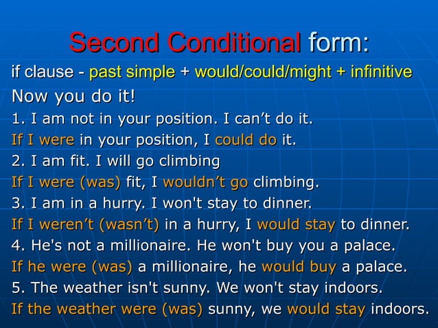 Conditionals 0, 1 and 2 | PPT