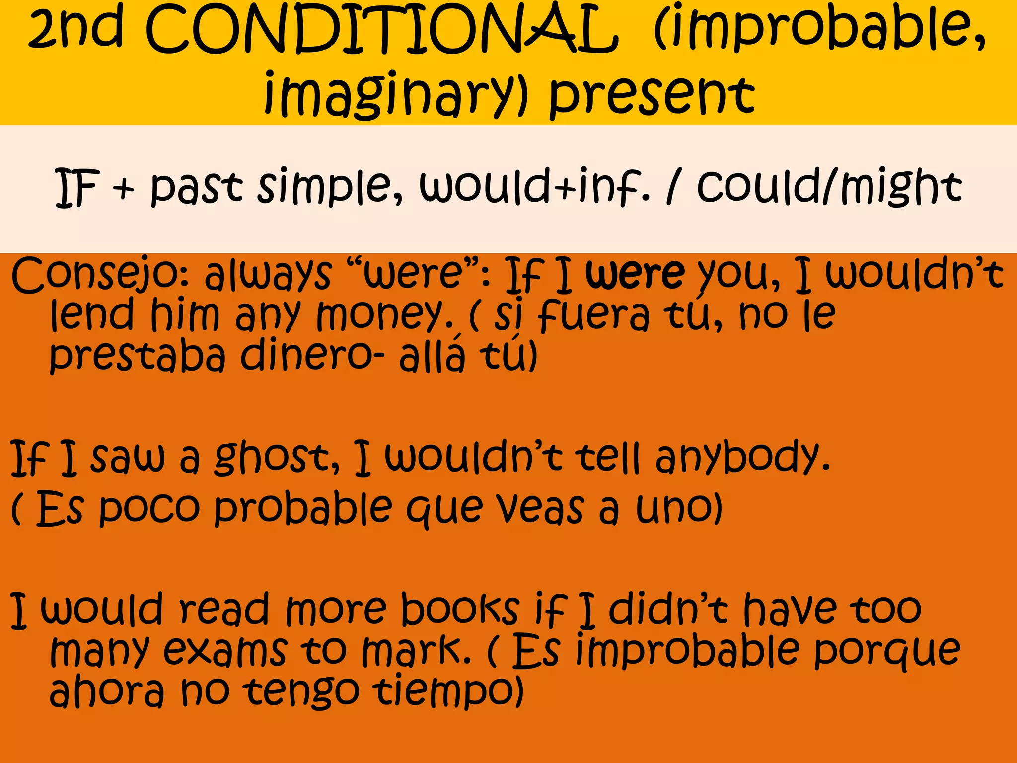 Conditionals 2 bach | PDF