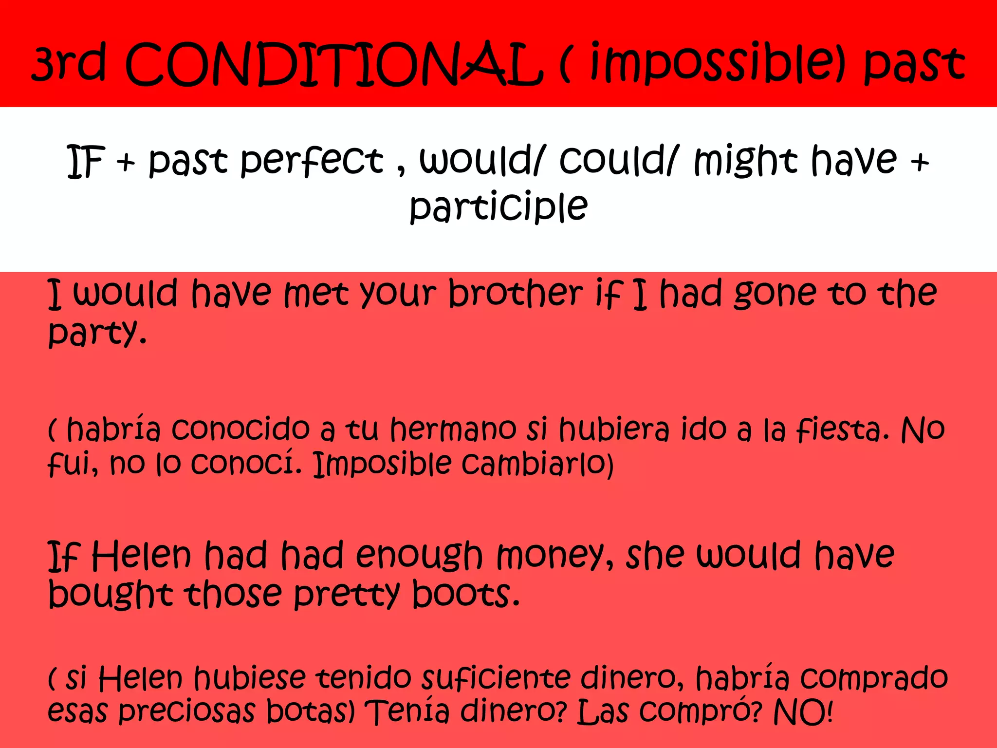 Conditionals 2 bach | PDF