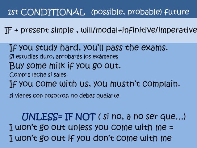 Conditionals 2 bach | PPT