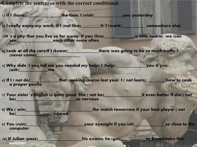 Conditionals 2 bach | PPT