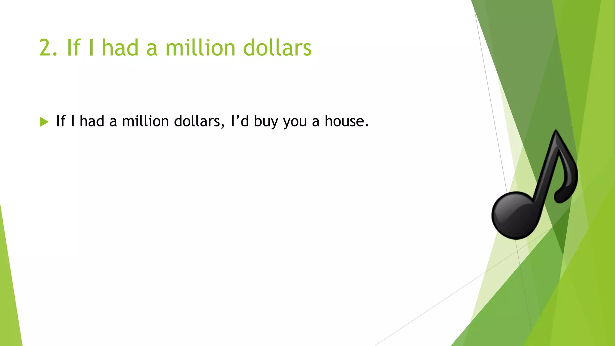 EFL Project - Conditionals | PPTX | Food & Drink