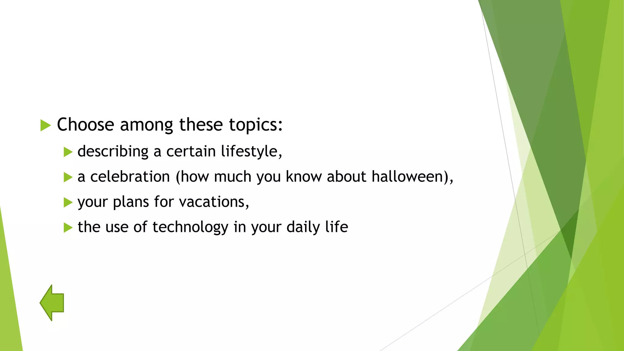 EFL Project - Conditionals | PPT