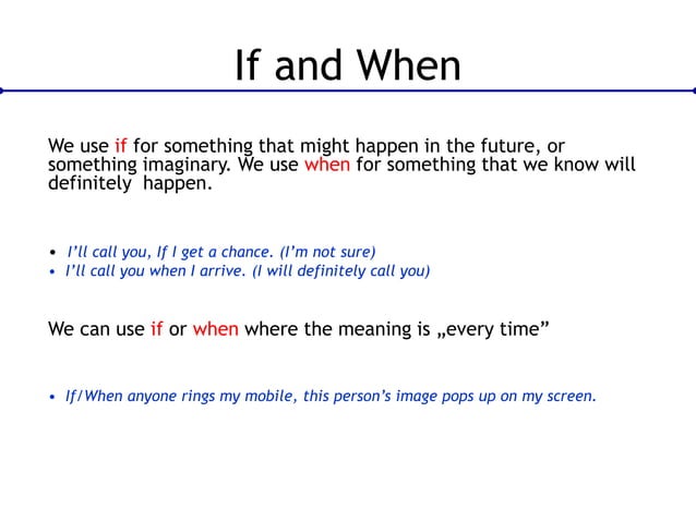Expressing Conditions in English | PPSX
