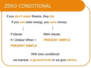 CONDITIONALS (0-1-2-3) | PPT