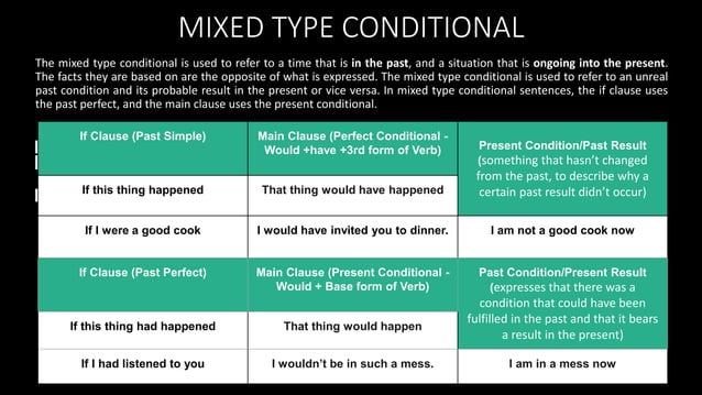 Conditionals and agreement | PPT