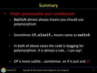 Conditionals and Polymorphism | PPT