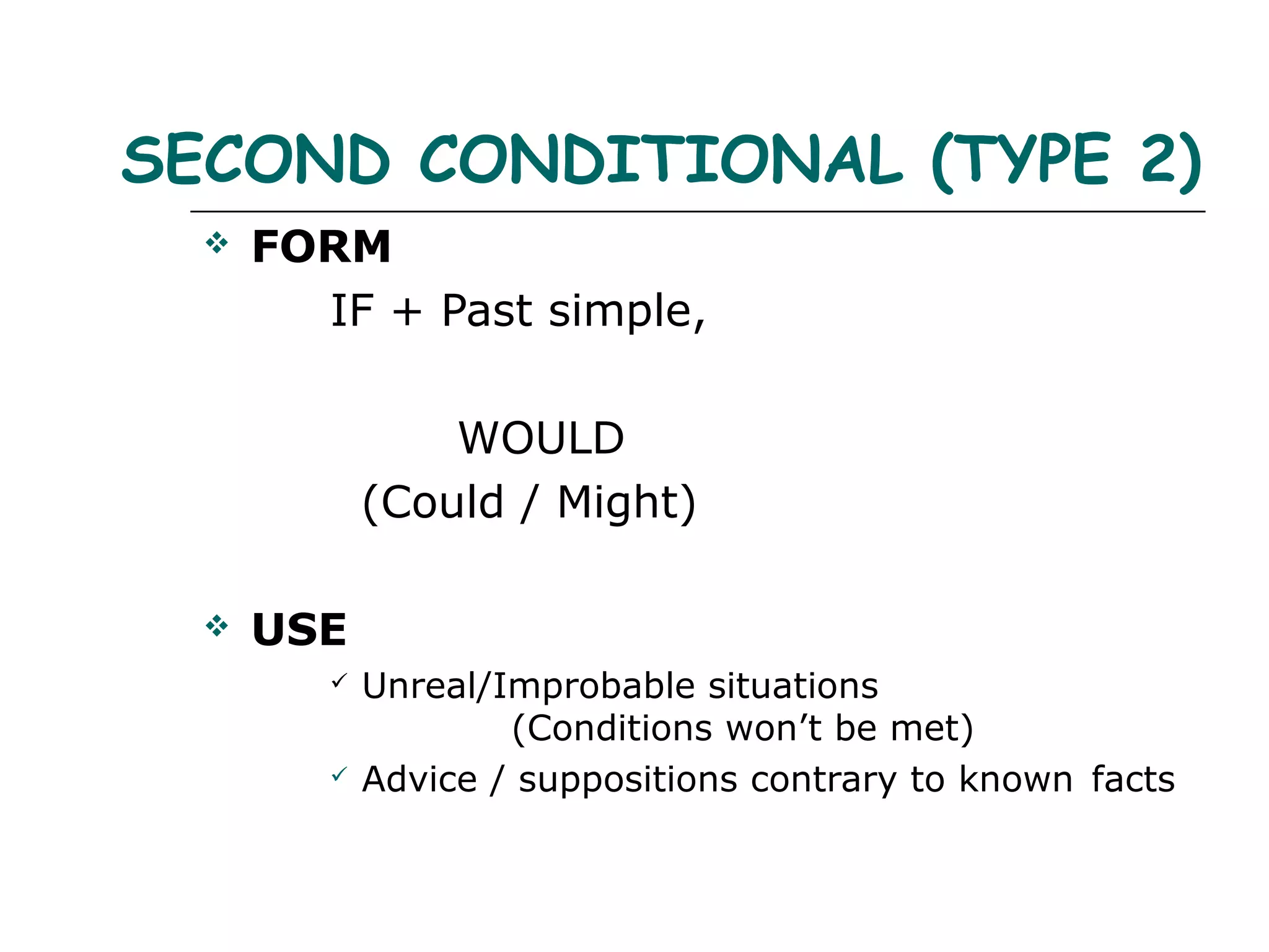Conditionals Bach | PPT