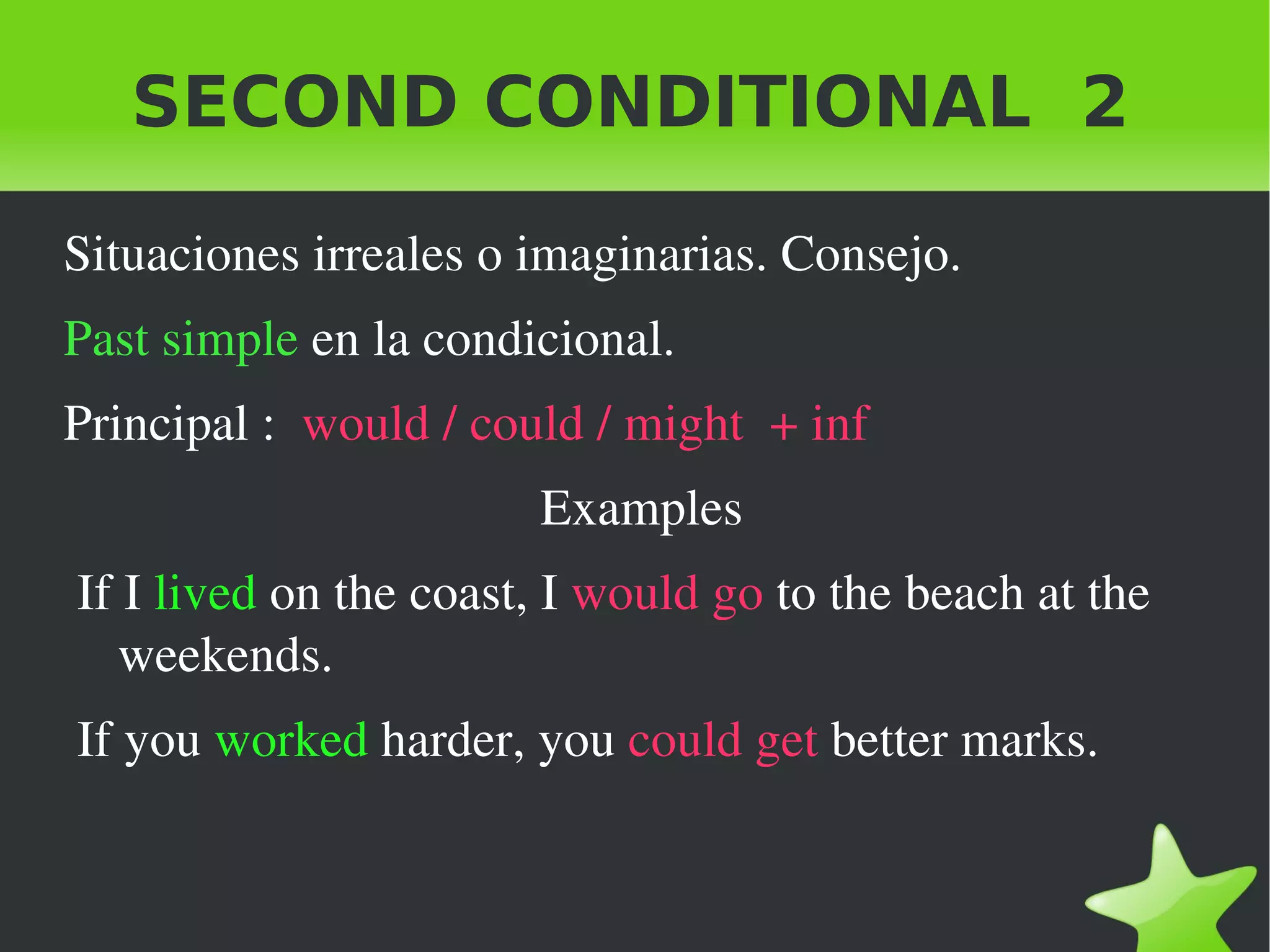 Conditionals bach esp | ODP