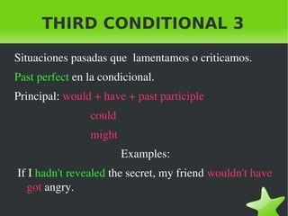 Conditionals bach esp | ODP