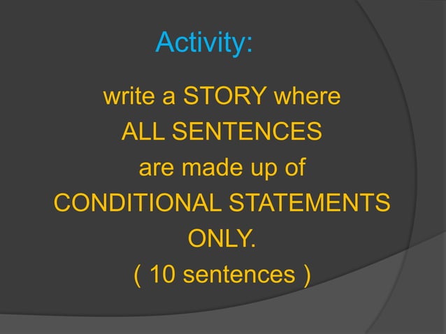 Conditionals Demo Pptx Programming Languages Computing