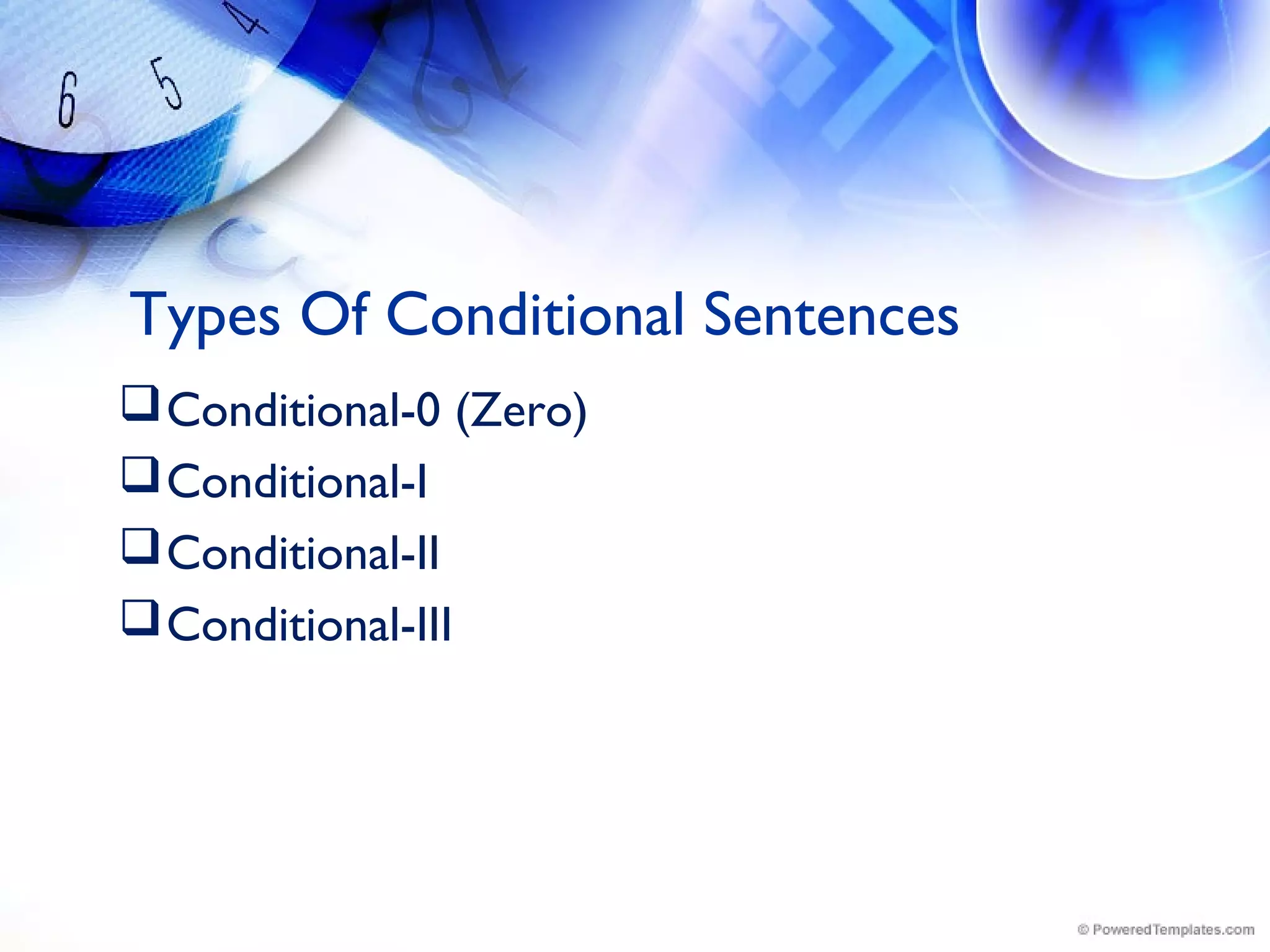 Conditional Sentences | PPT | Programming Languages | Computing