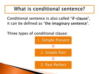 Conditional sentence | PPT