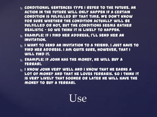 Conditional sentence | PPTX