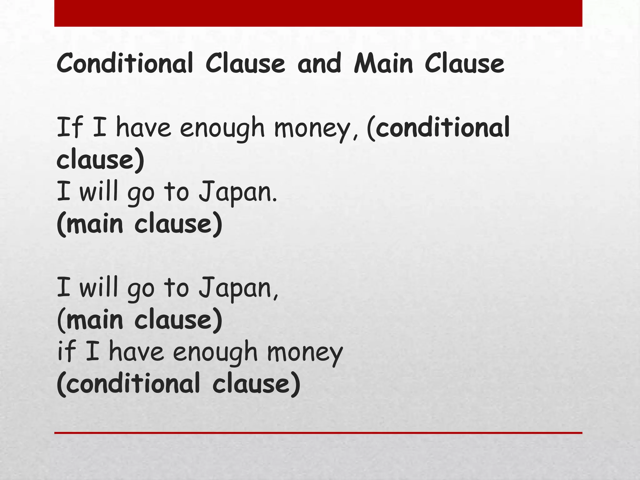 If Clause / Conditional Sentence | PPT