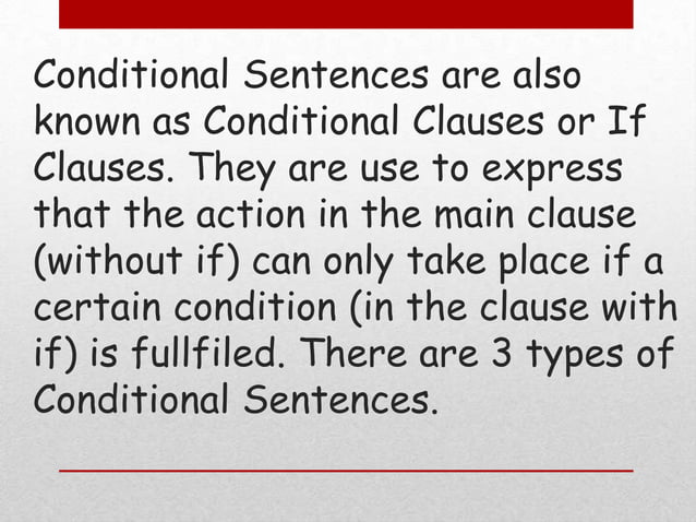 If Clause / Conditional Sentence | PPT