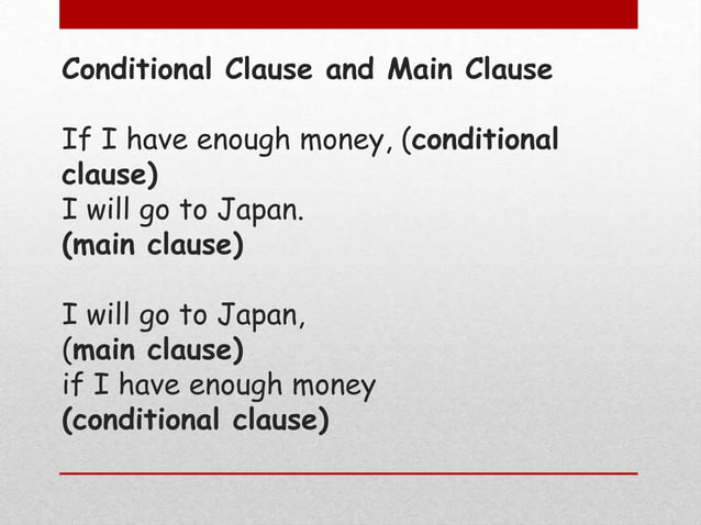 If Clause / Conditional Sentence | PPT
