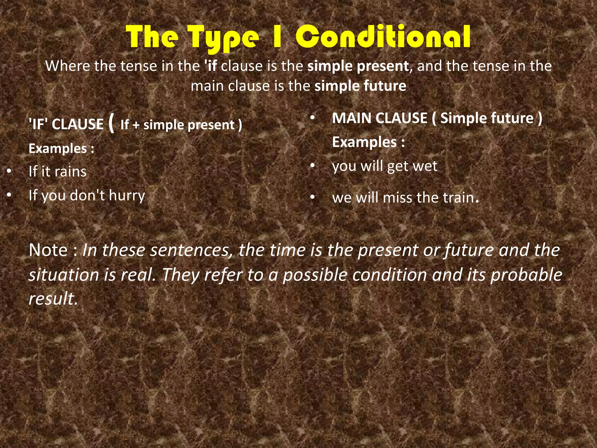 Conditional sentence | PPTX