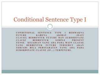 Conditional sentence | PPTX