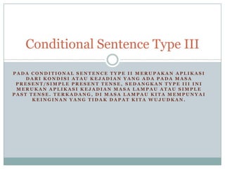 Conditional sentence | PPTX