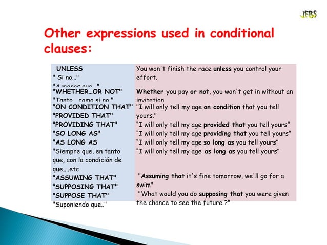 Conditional sentence | PPT