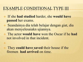 English Material about Conditional sentence | PPT