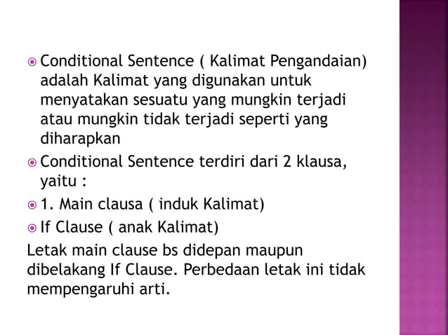 CONDITIONAL SENTENCE all type 1,2,3 dan example.ppt