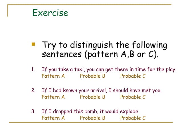 conditional sentences | PPT