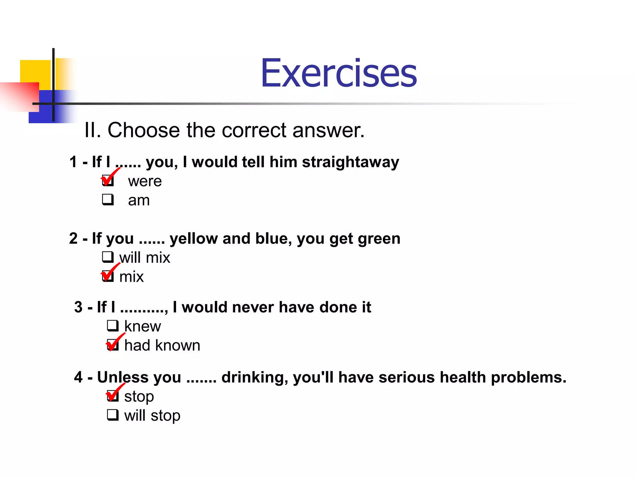 Conditional sentences | PPTX | Programming Languages | Computing