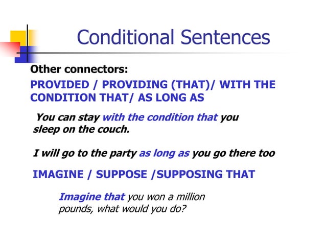 Conditional sentences | PPTX | Programming Languages | Computing