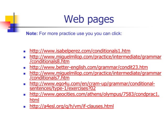 Conditional sentences | PPTX | Programming Languages | Computing