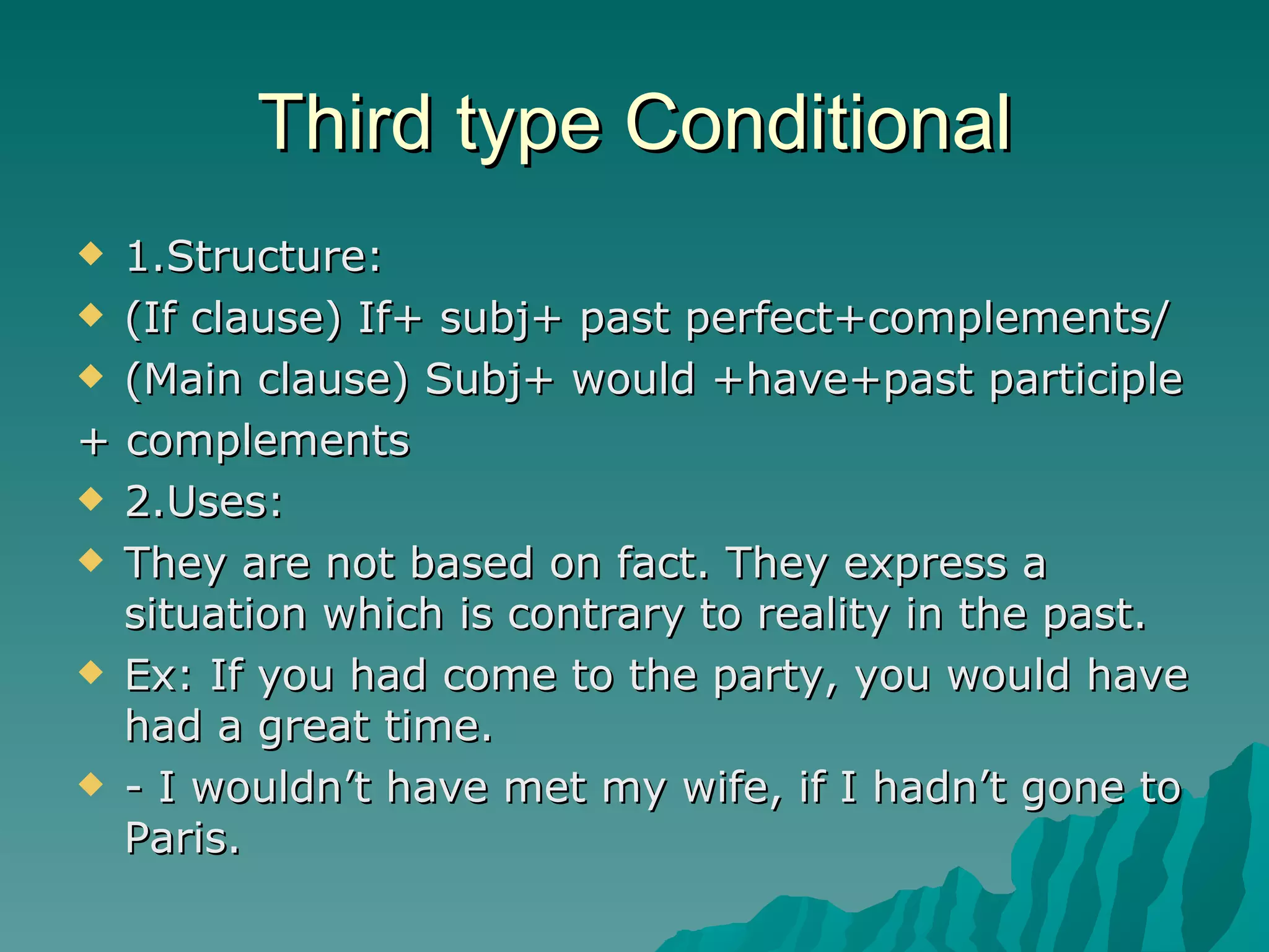 Conditional sentences | PPT