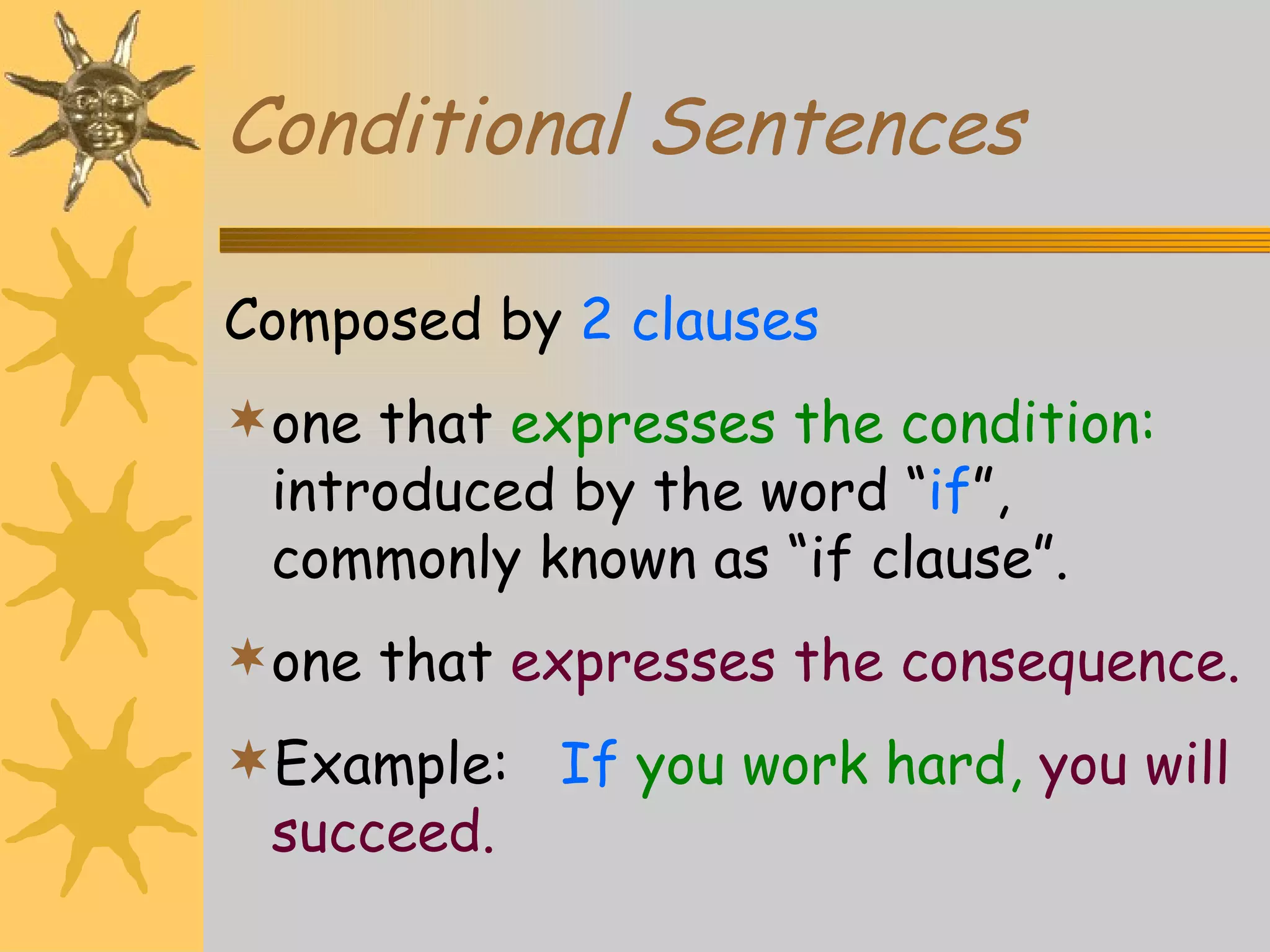 Conditional sentences | PPT