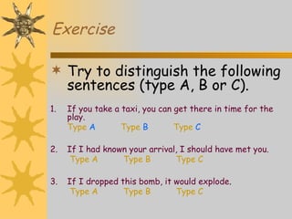 Conditional sentences | PPT