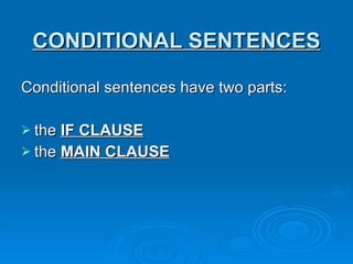 Conditional sentences | PPT