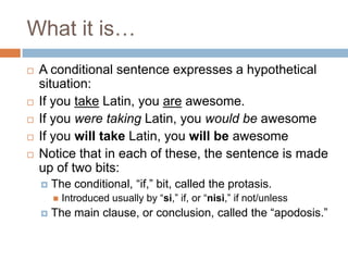 Conditional sentences | PPT