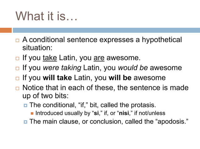 Conditional sentences | PPT