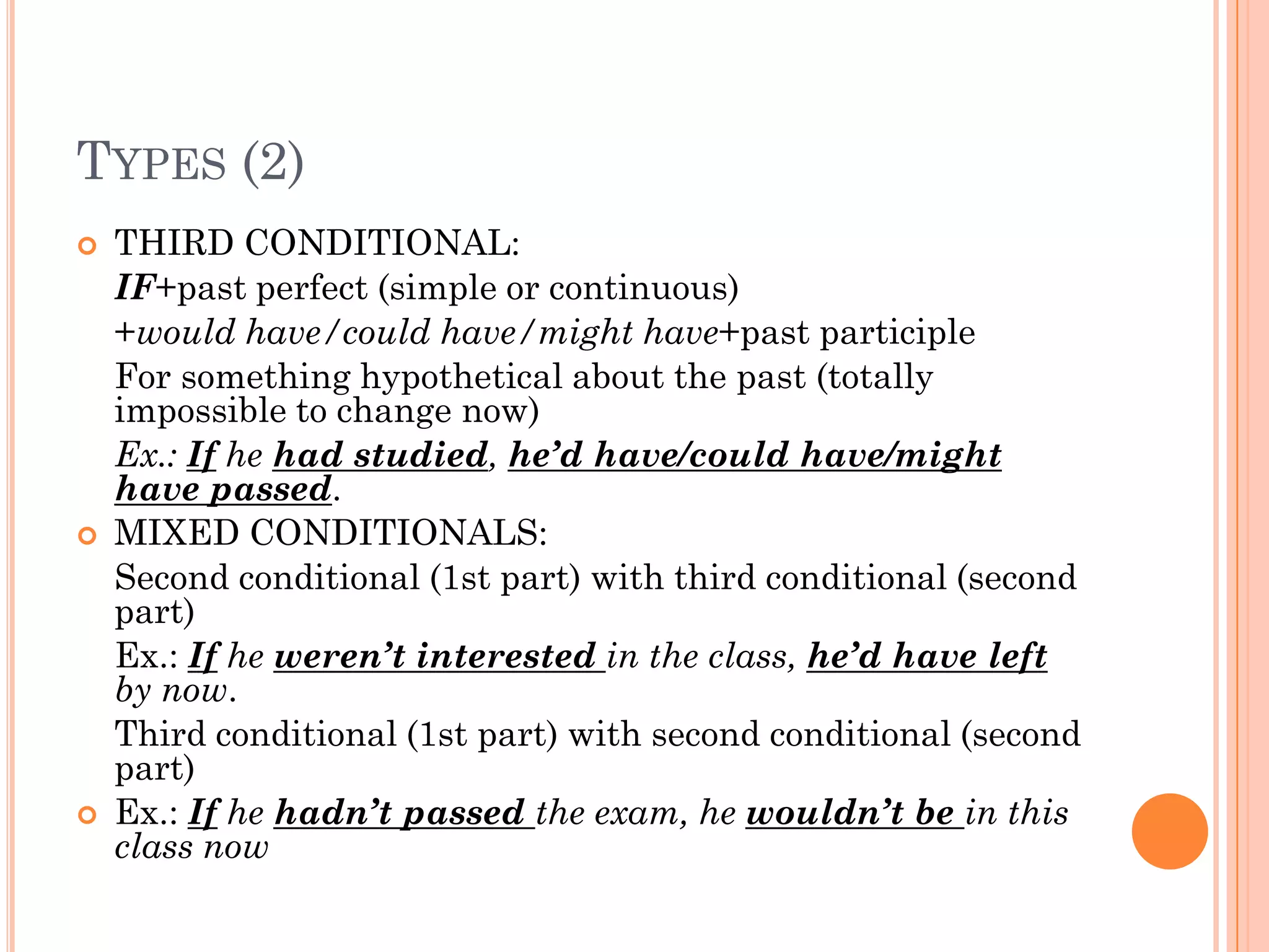 Conditional sentences | PPT