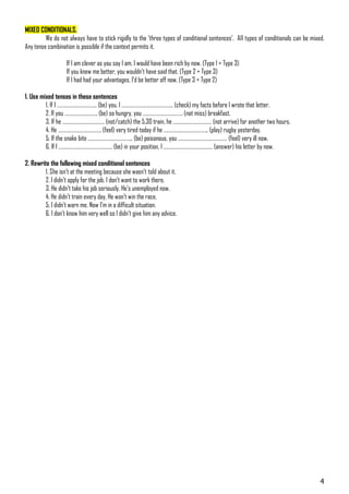 Conditional sentences | PDF