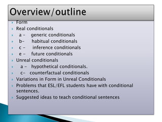 Conditional sentences | PPTX