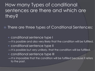 Conditional sentences | PPT