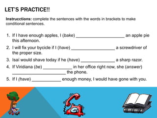 Conditional sentences | PPTX