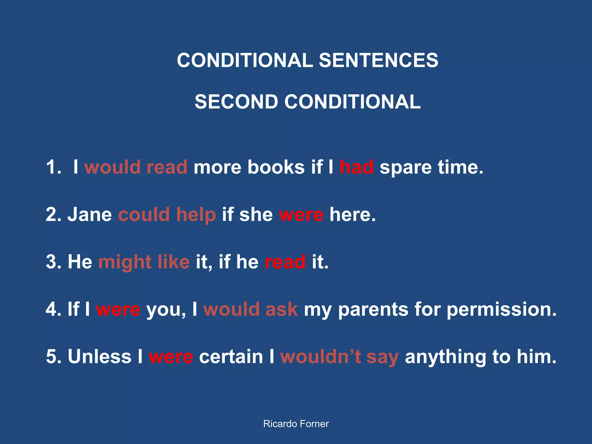 Conditional sentences | PPSX