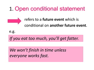 Conditional sentences | PPT